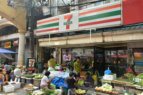 7 Eleven Convenience Store Facade At Intramuros In Manila Philippines