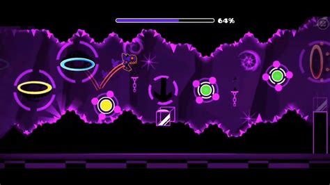 Geometry Dash Glow Caverns By Dzras All Coins Youtube