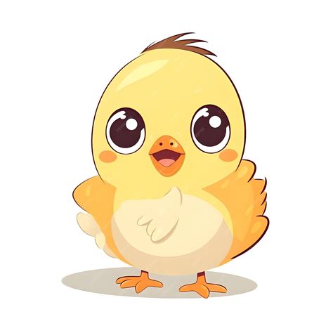 Premium Ai Image Playful Chick Vector