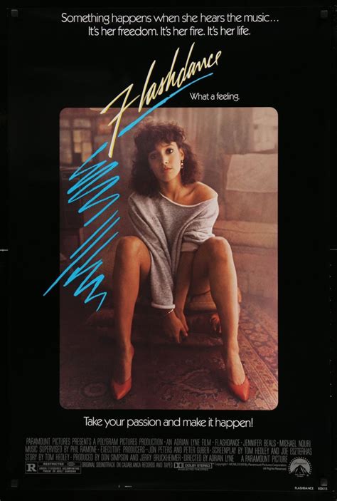 Flashdance 1983 Flashdance Movie Dance Movies 80s Movie Posters