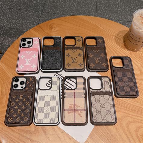 Louis Vuitton Phone Case Card Holder Fashion Leather For Iphone