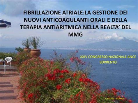 Fibrillazione Atriale Nao E Antiaritmici Pptx