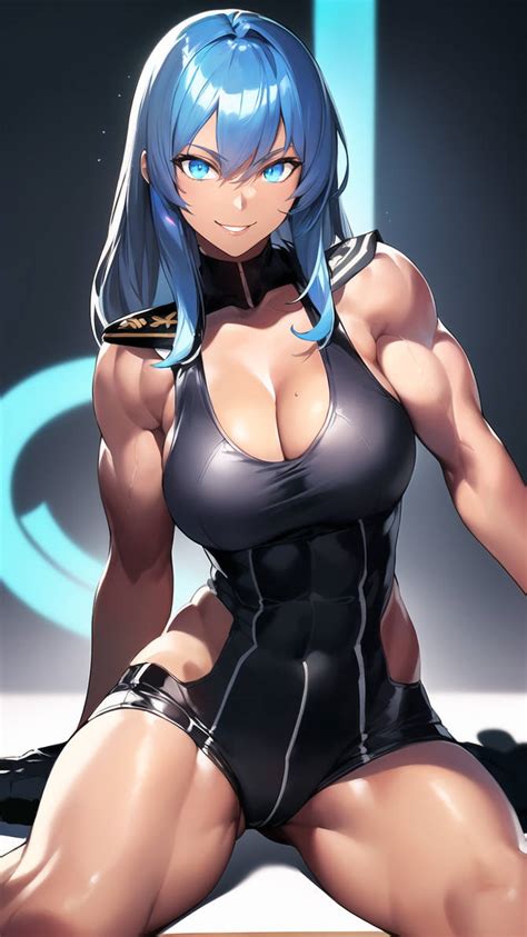 Anime Sexy Admiral Muscle Girl Blue 23 By I Lovefantasy On Deviantart