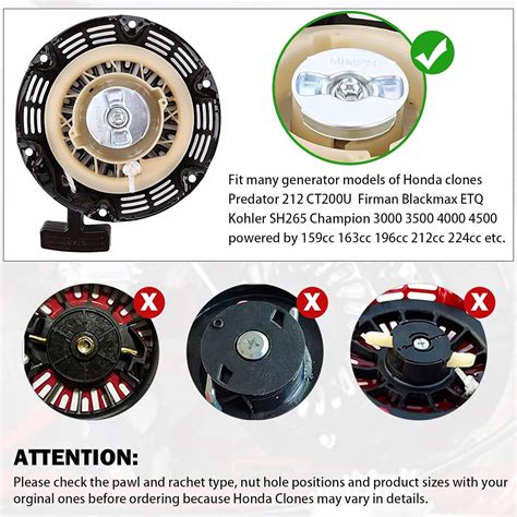 Yinlowa Predator 212 Pull Start Assembly For Predator 212cc India Ubuy