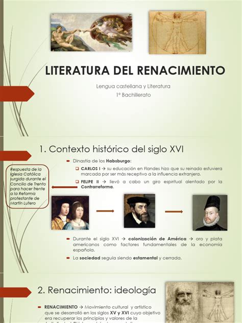Literatura Del Renacimiento Y Su Contexto Pdf Renacimiento Misticismo