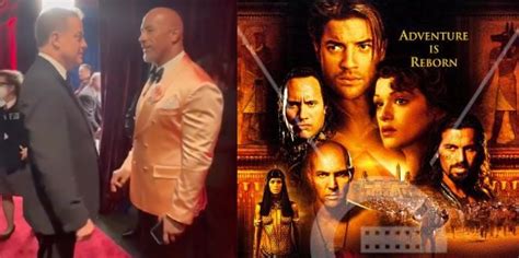 Dwayne The Rock Johnson Has Full Circle Moment With Brendan Fraser