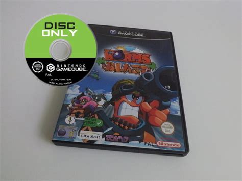 Worms Blast Disc Only ⭐️ Gamecube Games