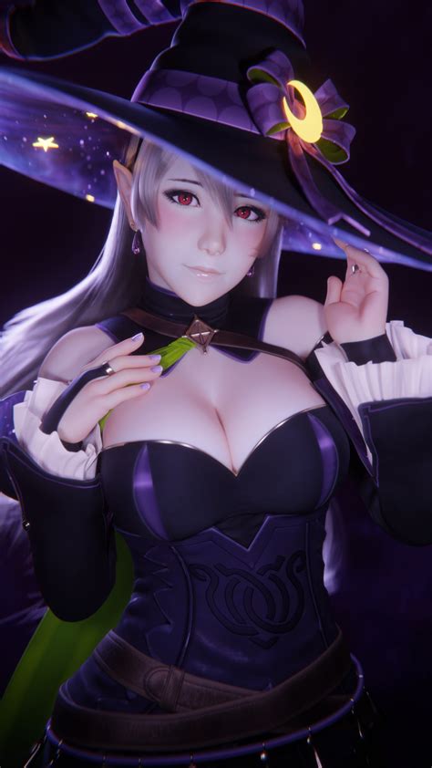 Rule 34 1girls 3d 9 16 Absurdres Breasts Bridal Gauntlets Cleavage