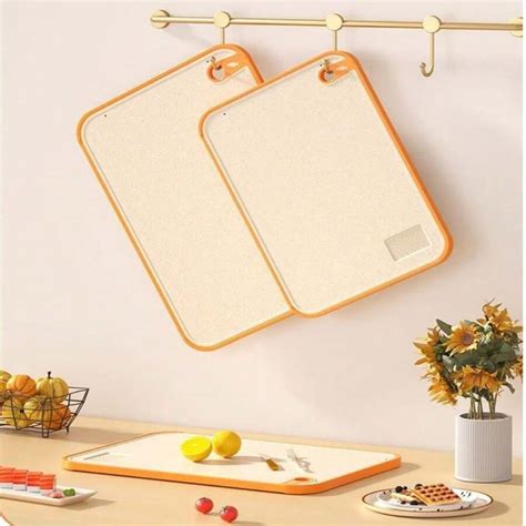 An Antibacterial And Anti Mildew Cutting Board Set For Kitchen And