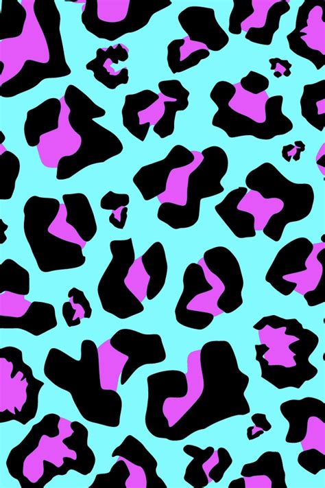 Blue Leopard Print Wallpaper Iphone