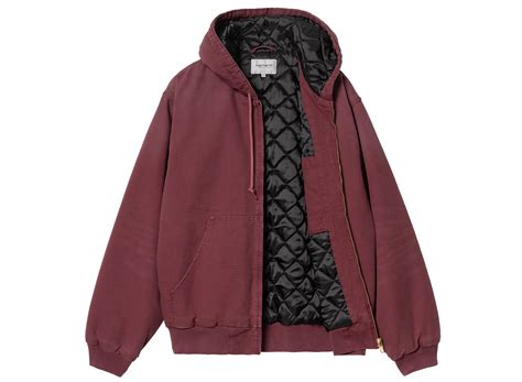 Carhartt Og Active Jacket Malbec Aged Canvas I027360 2 