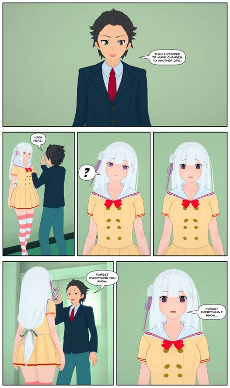 Re Zero Hypno Comic [comic Pages] [3d] [hypnosis] [mind Control] [oc] [nsfw] [by Rollb] R