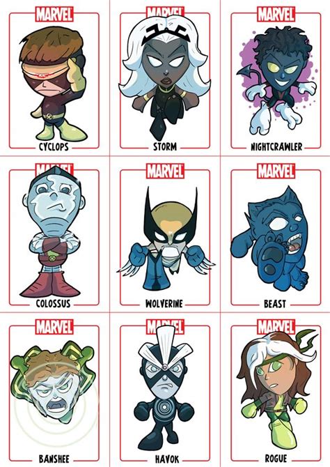 How To Draw Chibi X Men