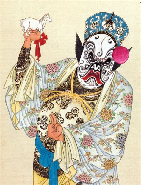 Chinese Opera Figure Jiaqing Period Qing Dynasty Daoguang Period