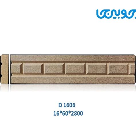 خرید و قیمت باند نور و زیرتاجی مستطیلی ام دی اف سی ان سی شده 6 سانت