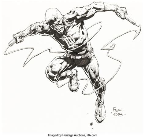David Finch Daredevil Specialty Illustration Original Art 2018 By