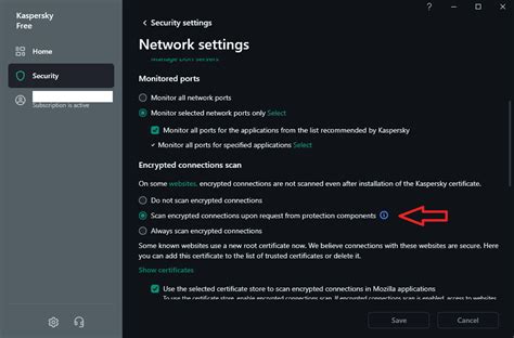 Scan Encrypted Connectionsoption Enables Tls 10 And Tls 11