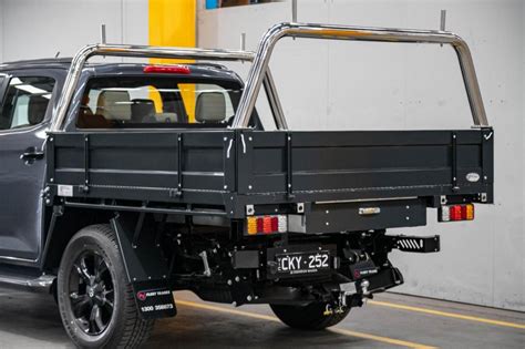 Ute Tray Conversion Reverse Camera And Sensor Relocation Fleet Trades Custom Ute Trays And