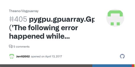 Pygpugpuarraygpuarrayexception The Following Error Happened While Compiling The Node