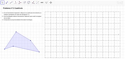 Figura Semejante Mediante Cuadrícula Geogebra