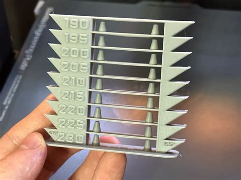 Tower Temp Temperature Tower Test Pla Abs Petg Free 3d Print Model