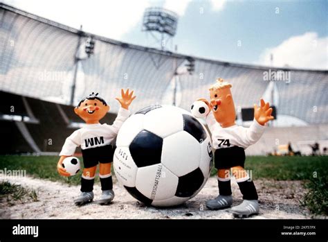 The Official Mascots For The 1974 World Cup Tip And Tap Prepare To