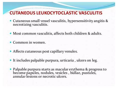 Cutaneous Vasculitis Ppt