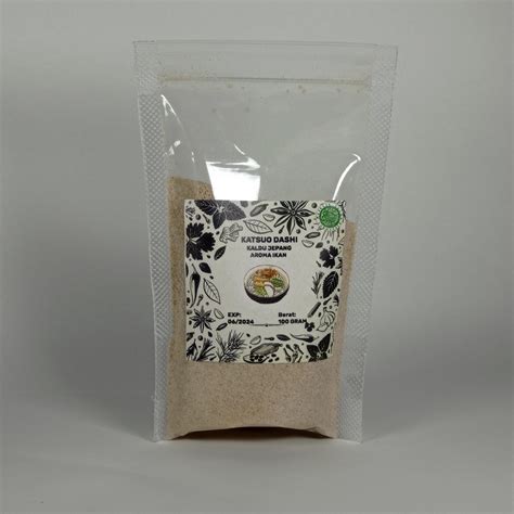 Jual Katsuo Dashi Bubuk Kemasan Repack Ukuran 50 100 Gram Shopee