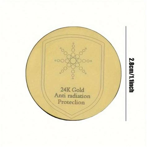 3pcs 24k Emf Protection Sticker Radiation Shielding Chip For Phones