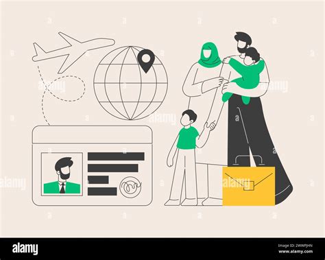 Immigration Abstract Concept Vector Illustration Stock Vector Image And Art Alamy