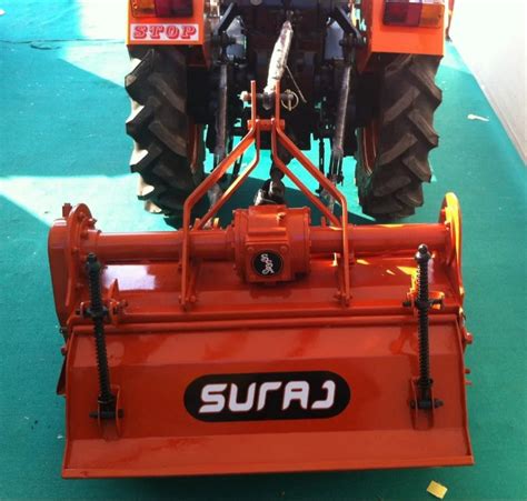Mild Steel 36 Suraj Multi Speed Rotary Tiller Total Width 4 Feet At