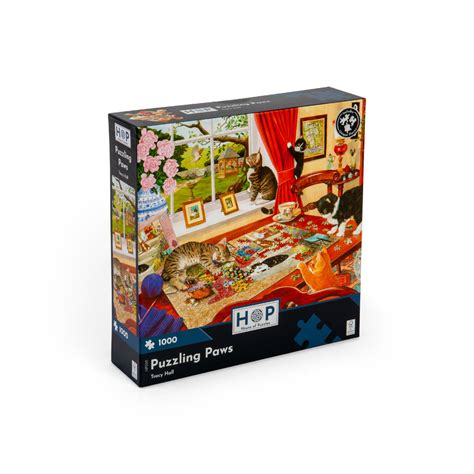 House Of Puzzles Puzzling Paws 1000 Piece Jigsaw Puzzle Greenbean