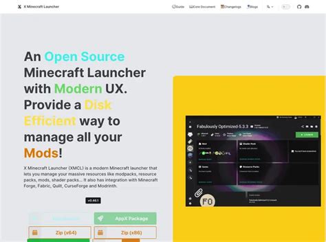 X Minecraft Launcher By Voxelum A Vite Template Built At Lightspeed