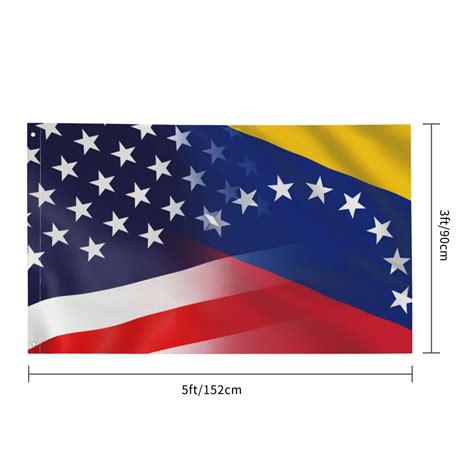 Banderas De Venezuela Y Estados Unidos