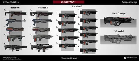 Killzone Shotgun Development By Alexgregart On Deviantart