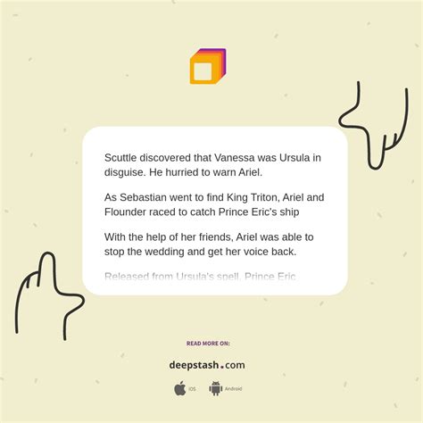 Scuttle Discovered That Vanessa Was Ursula In Disguise He Deepstash