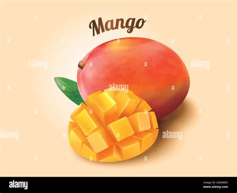 Ripe Mango Fruit Stock Vector Image And Art Alamy