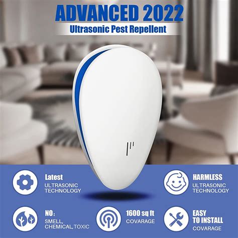 Ultrasonic Pest Repeller 6 Pack Electronic Indoor Mouse Repellent For