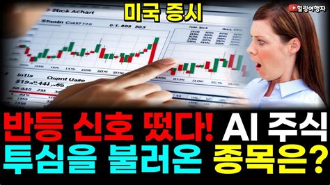 힐링여행자 미국 주식 브리핑 반등 신호 떴다 Ai 주식 다시 투심을 불러온 종목은 엄청난 수익을 보여주는 레버리지
