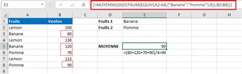 Calcul De La Moyenne Sur Excel