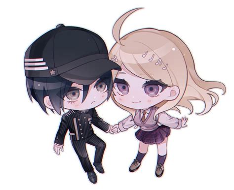 Saihara Shuichi And Akamatsu Kaede Danganronpa And 1 More Drawn By To