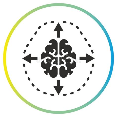 Human Brain Thinking Development Icon Mental Growth Expanding Think
