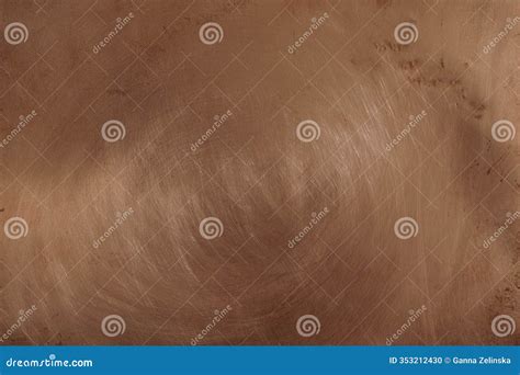 Copper Surface With Circular Scratches Textured Copper Surface For Design And Aesthetic