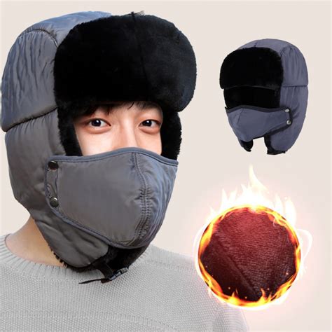 에스제이헬스케어 겨울 방한모 귀덮는 패딩 귀도리 에스키모 스키 군밤모자