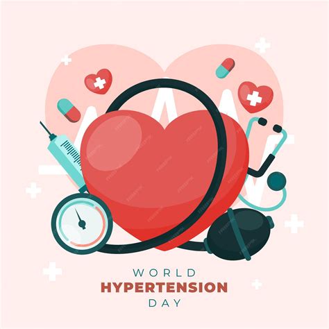 Ilustração Do Dia Da Hipertensão No Mundo Plano Vetor Grátis