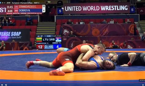 Eividas Stankevičius Europos Imtynių čempionate Kovos Dėl Bronzos Delfi Sportas