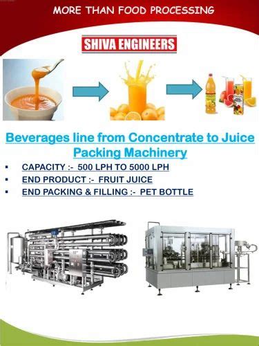 Automatic Stainless Steel Juice Processing Machinery For Industrial At