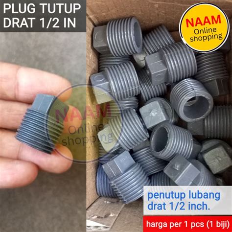 Jual Plug Tutup Drat Keran 1 2 Penutup Lubang Drat 1 2 In Plug