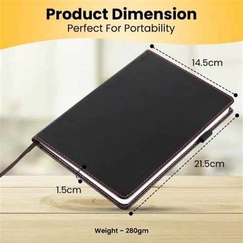 Black Paper Red Stich Foam Notebook For Daily Notes A5 At ₹ 130piece