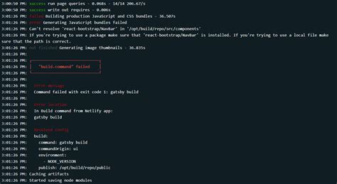 Netlify Cant Find React Bootstrapnavbar Support Netlify Support